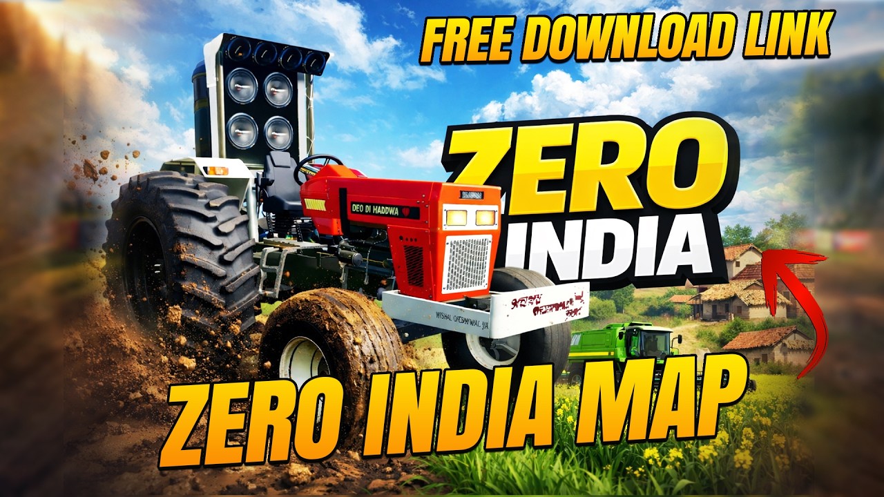 Zero India Map mod free download fs22 Realistic Farming 😍 | Indian ...