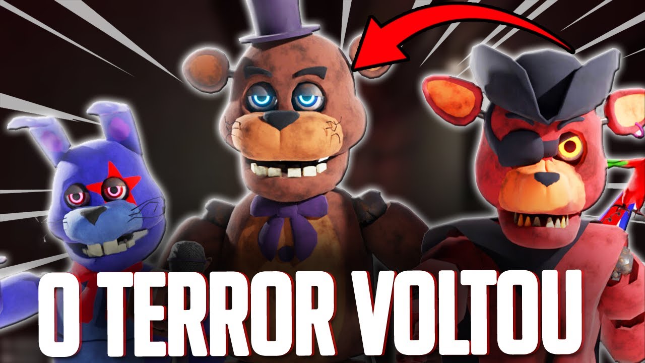 O FNAF MULTIPLAYER MAIS ASSUSTADOR VOLTOU! 😰😱 - FNAF Forgotten Pizzeria - YouTube