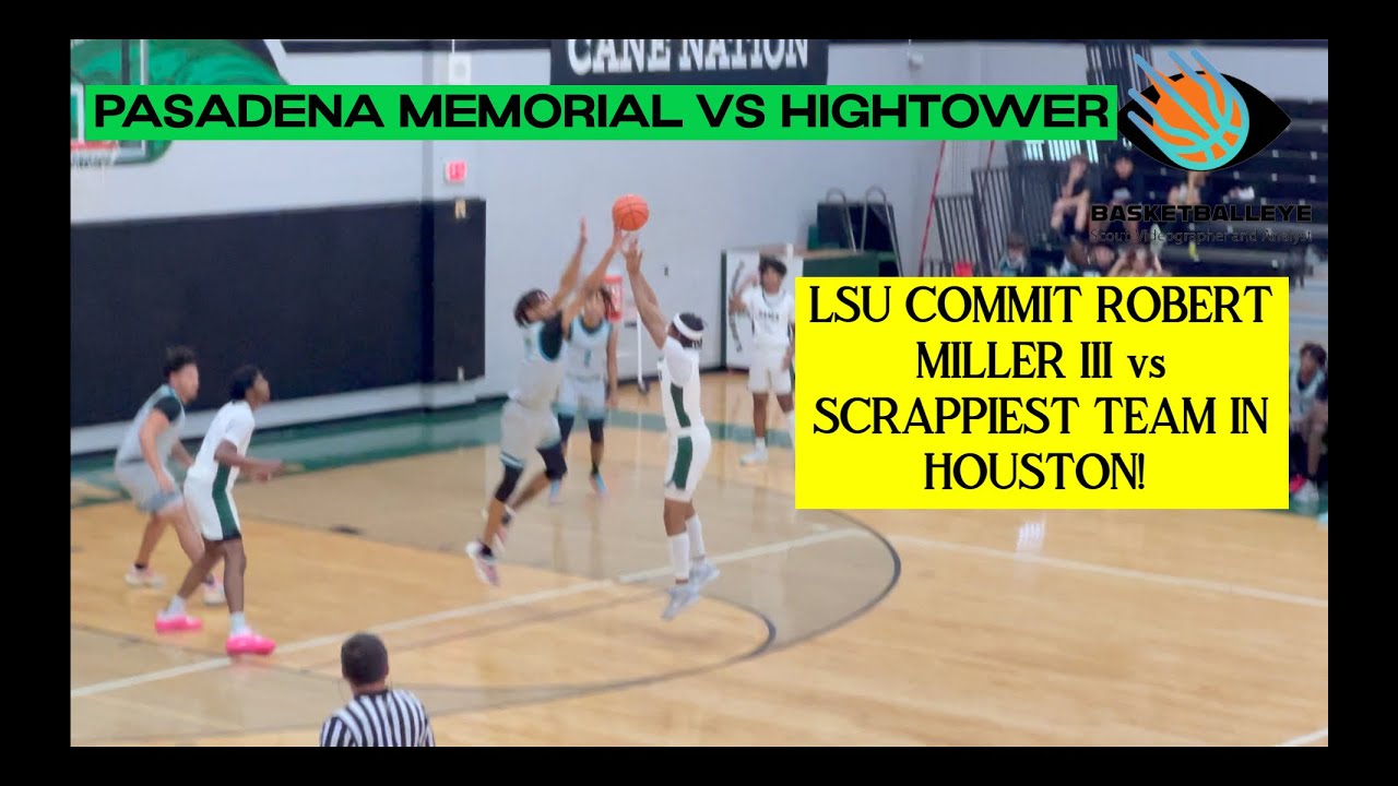 LSU COMMIT ROBERT MILLER III vs SCRAPPIEST TEAM IN HOUSTON! Pasadena ...