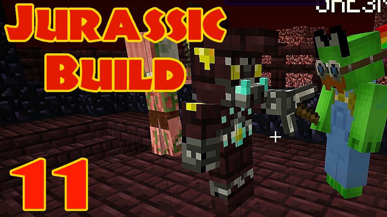 Minecraft Jurassic Build - Part 11 - MAGICAL MYSTERY PORTAL - YouTube