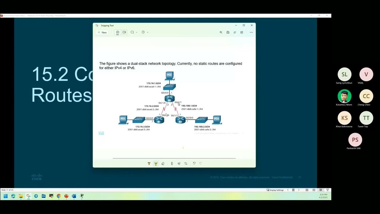 Module 15 IP Static Routing [1] - YouTube