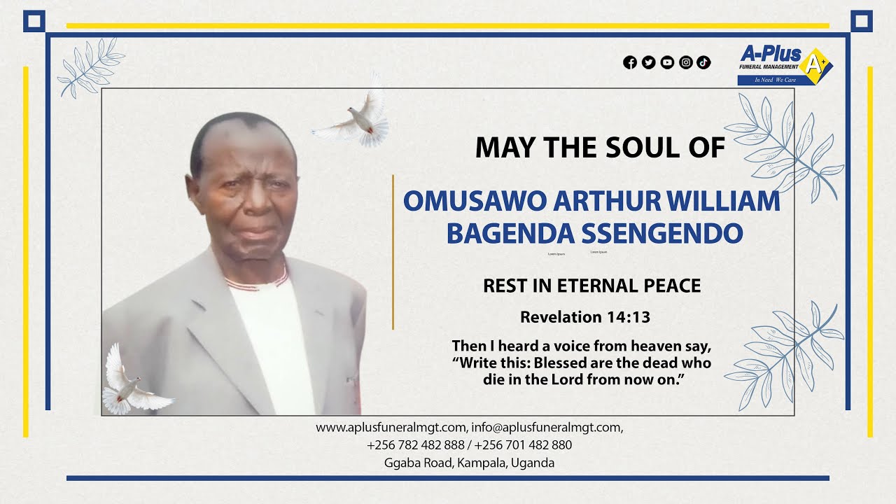 Burial of the Late Omusawo Arthur William Bagenda Ssengendo - YouTube