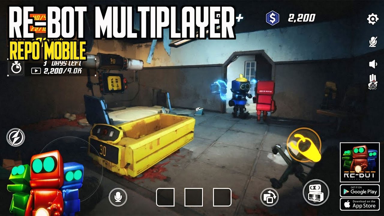 RE‑BOT Multiplayer (New REPO Mobile Game) Android Gameplay - YouTube