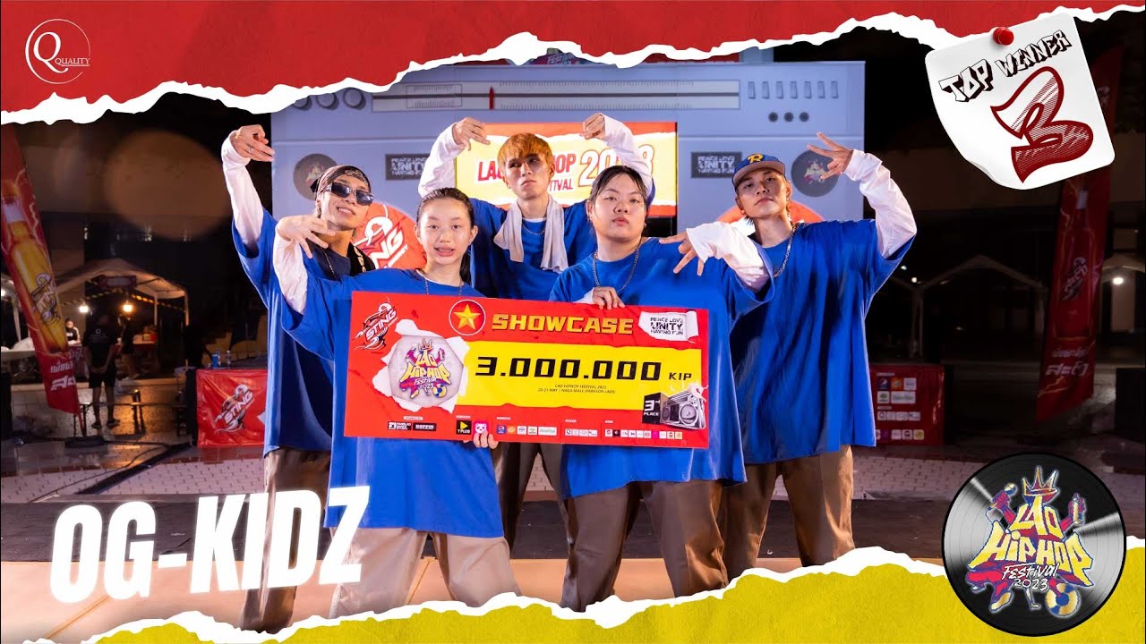 [ 2nd Runner-Up 🥉 ] OG KIDZ || Lao Hiphop Festival 2023 @Laos - YouTube