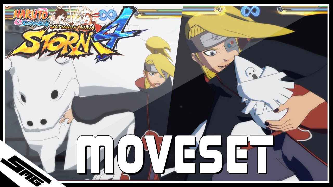 Naruto Ultimate Ninja Storm 4 - Deidara COMPLETE Moveset - YouTube