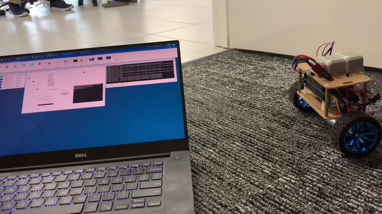 Synthiam balances SainSmart robot with EZ-Builder - YouTube