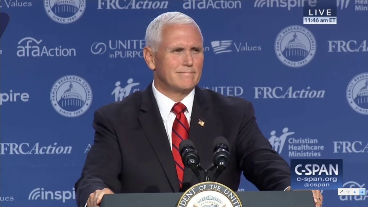 VP Mike Pence Speech at Values Voter Summit. - YouTube