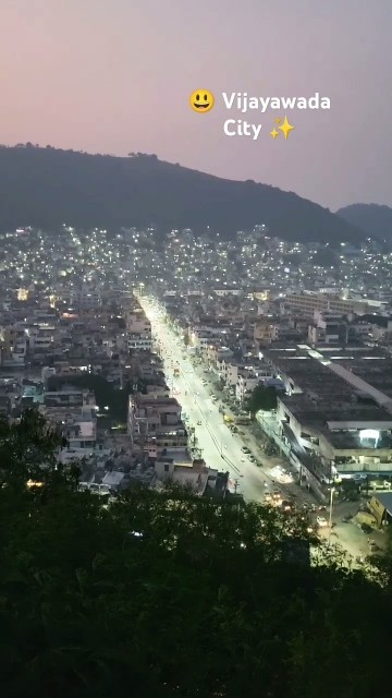 Vijayawada City in night time ️#gandhihill #shorts #vijayawada #india ...
