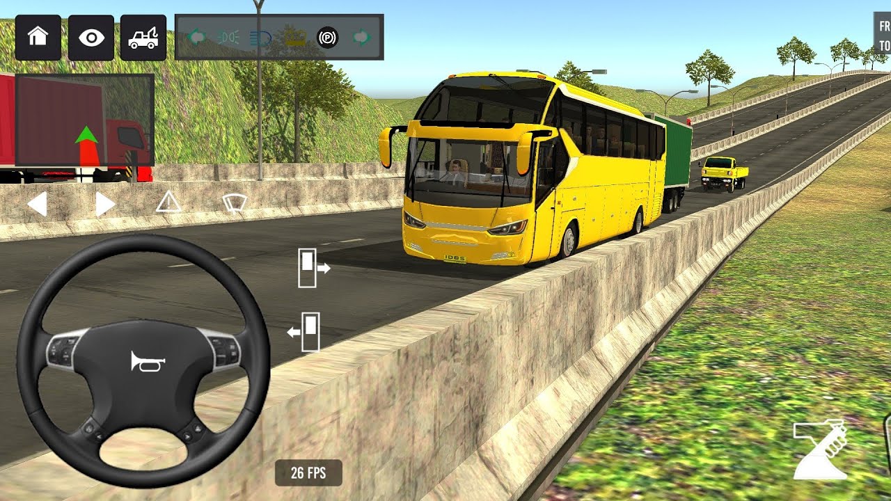 BUS SIMULATOR INDONESIA ll euro coach bus simulator ll euro trock ...