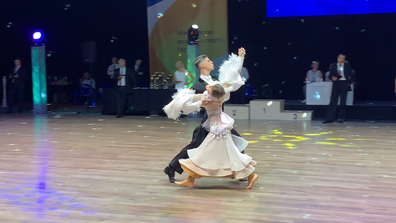 Yaroslav Semenenko - Aleksandra Piszczek, final slowfox. Ukrainian National Championship 2019 ...