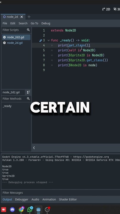 How To Get The Class Of A Node In Godot - YouTube