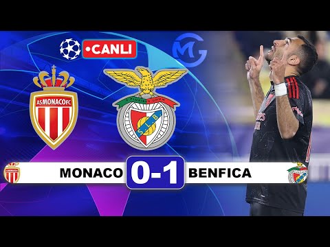 Monaco 0-1 Benfica / Şampiyonlar Ligi Canlı Yayın