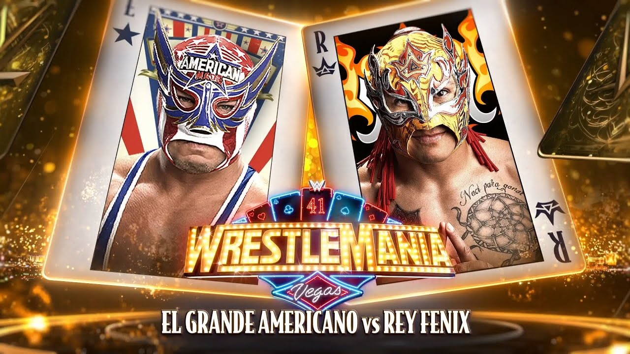 WWE WrestleMania 41 (2025) : El Grande Americano Vs Rey Fenix Full ...