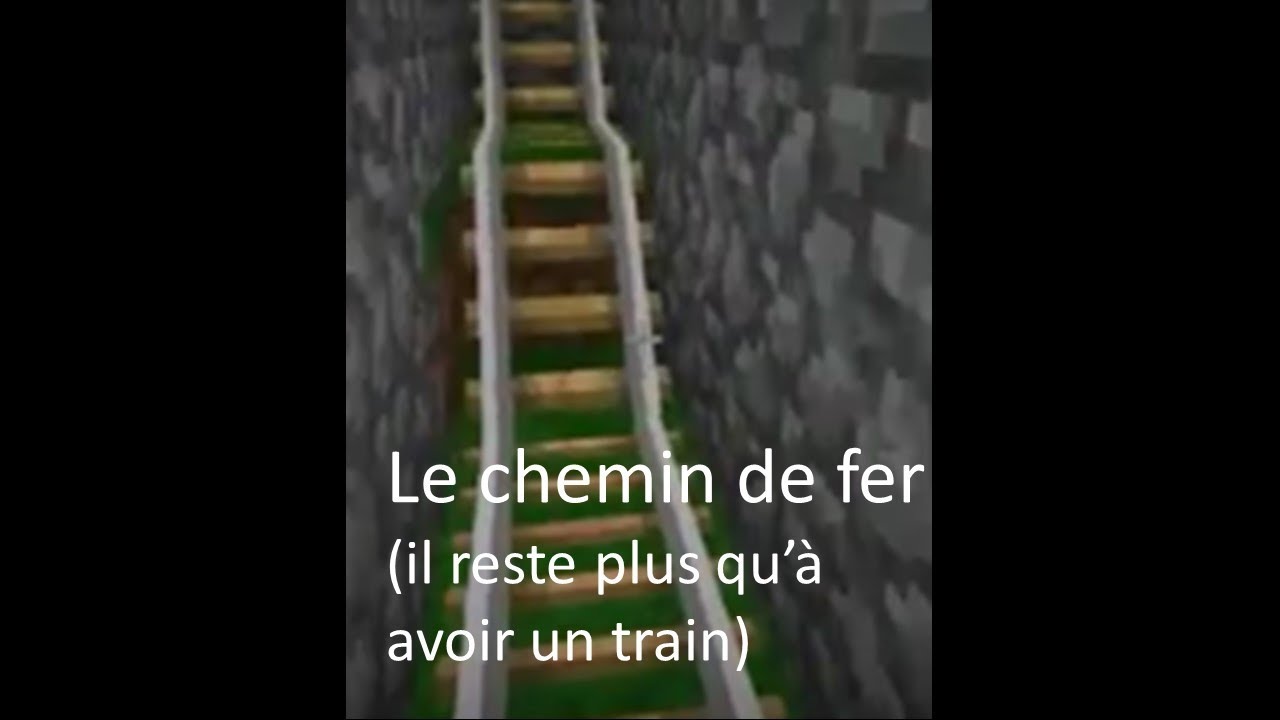 minecraft aventure survie #11 le chemin de fer - YouTube