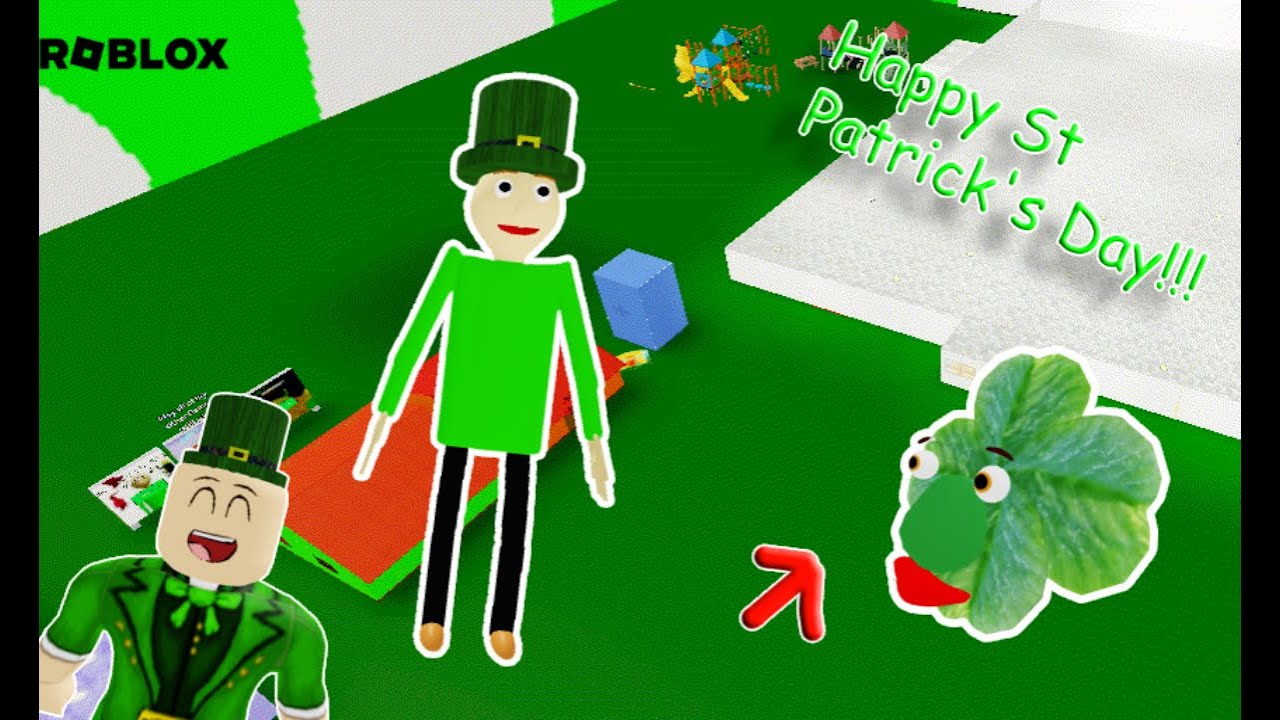 Its 3/17 and in my Baldi Rp Today, Im celebrating St Pat's Day! | Baldi ...