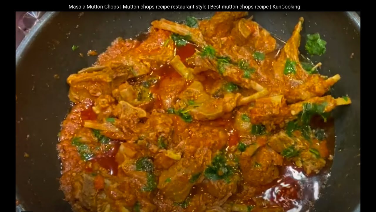 Masala Mutton Chops | Mutton chops recipe restaurant style | Best ...