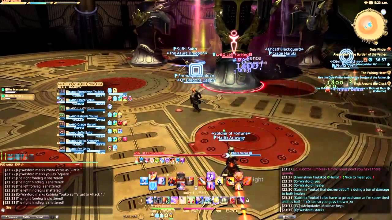Final Fantasy XIV: A Realm Reborn - Gil Bun - Alexander - Floor 4 - YouTube