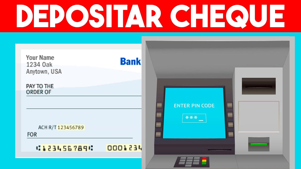 Como DEPOSITAR un CHEQUE por CAJERO Bank Of America (Guia Completa ...