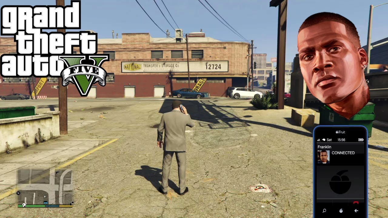 GTA V - Michael calls Franklin [First Heist] - YouTube