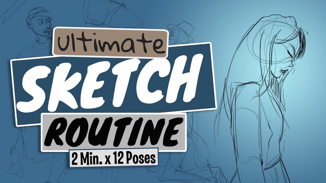 Dynamic Sketch Practice – 12 Figure Drawing Poses (2 Minutes Each ...