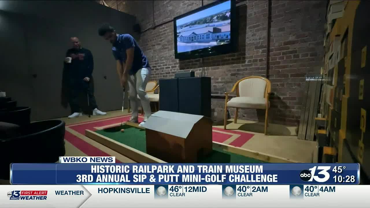Historic Railpark and train museum hosts 3rd annual sip and putt mini ...