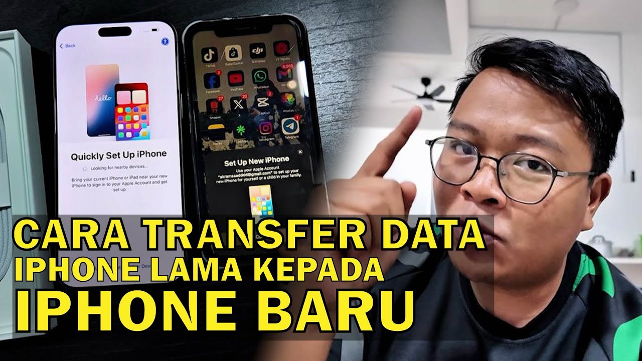 CARA SENANG TRANSFER DATA DARI IPHONE LAMA KE IPHONE BARU LASTEST ...