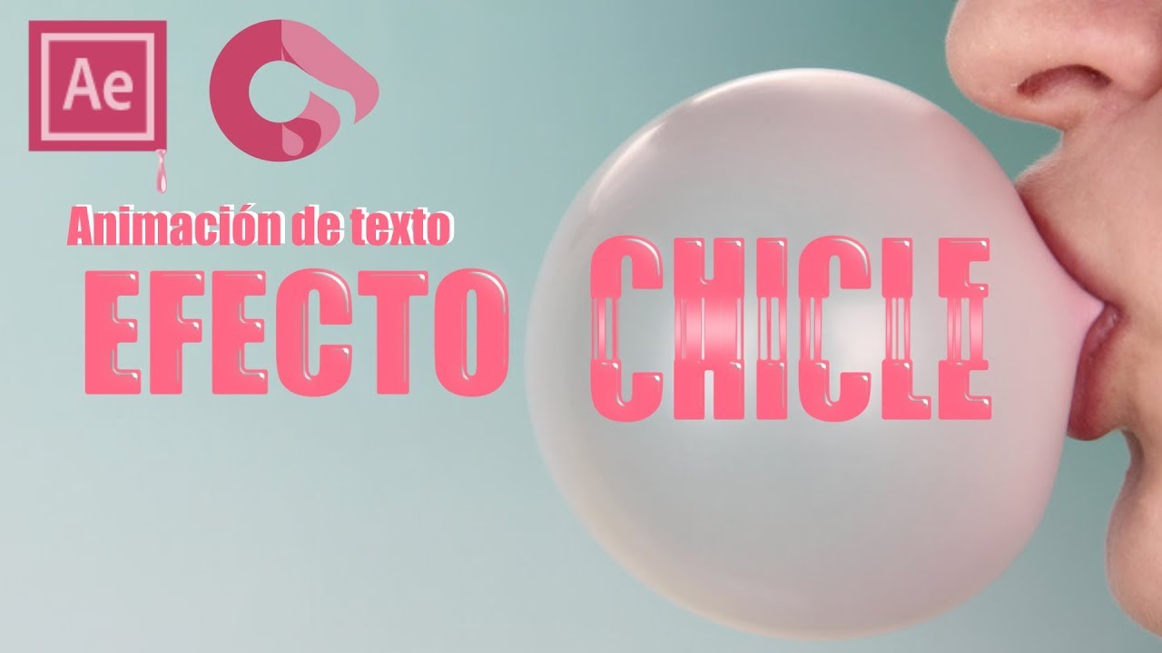 Animación de Texto Efecto Chicle Tutorial After Effects Español - YouTube