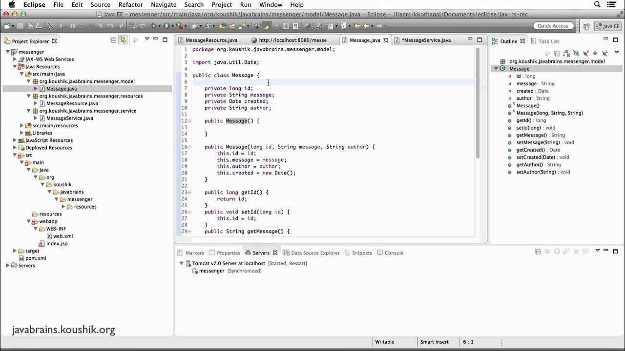 REST Web Services 14 - Returning XML Response - YouTube