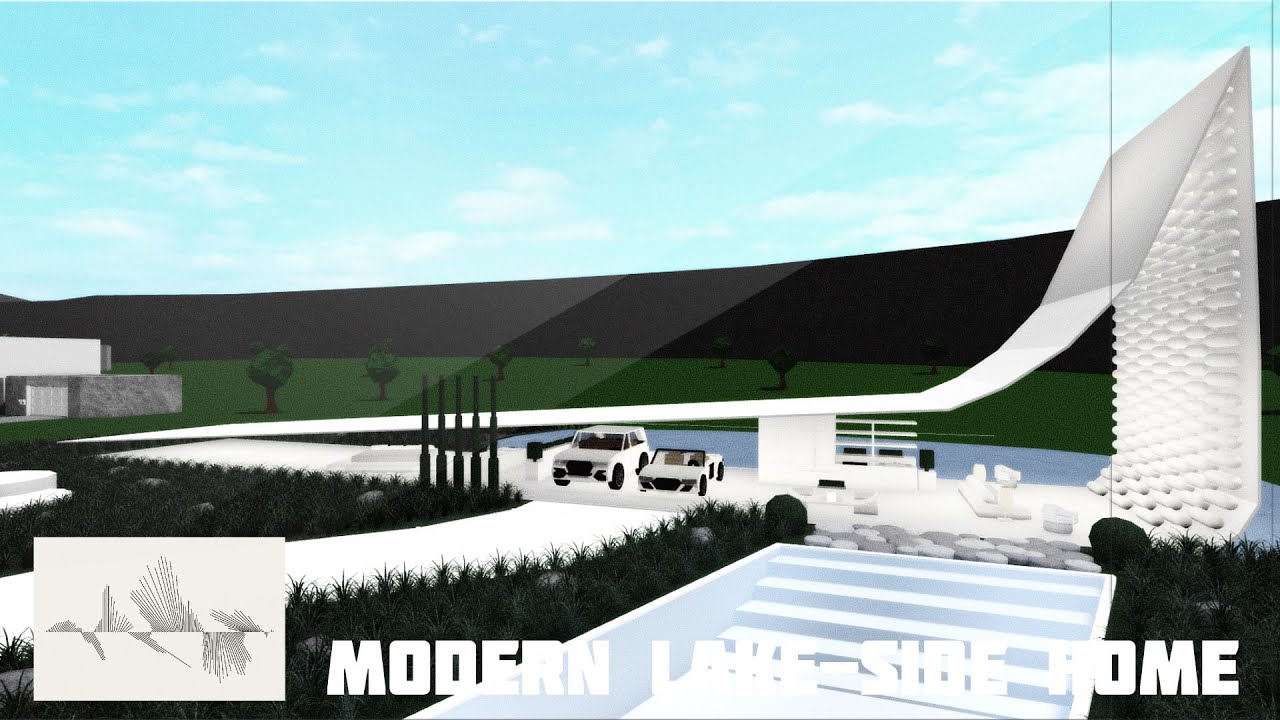 | ROBLOX | -Bloxburg- | Modern Lake-Side Home | Tour | - YouTube