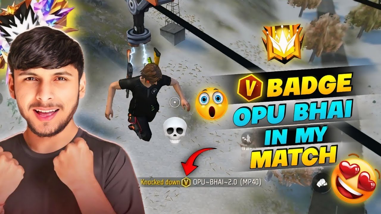 V Badge Player OPU BHAI in Bangladesh Top 1 LOBBY 😱 Garena Free Fire ...