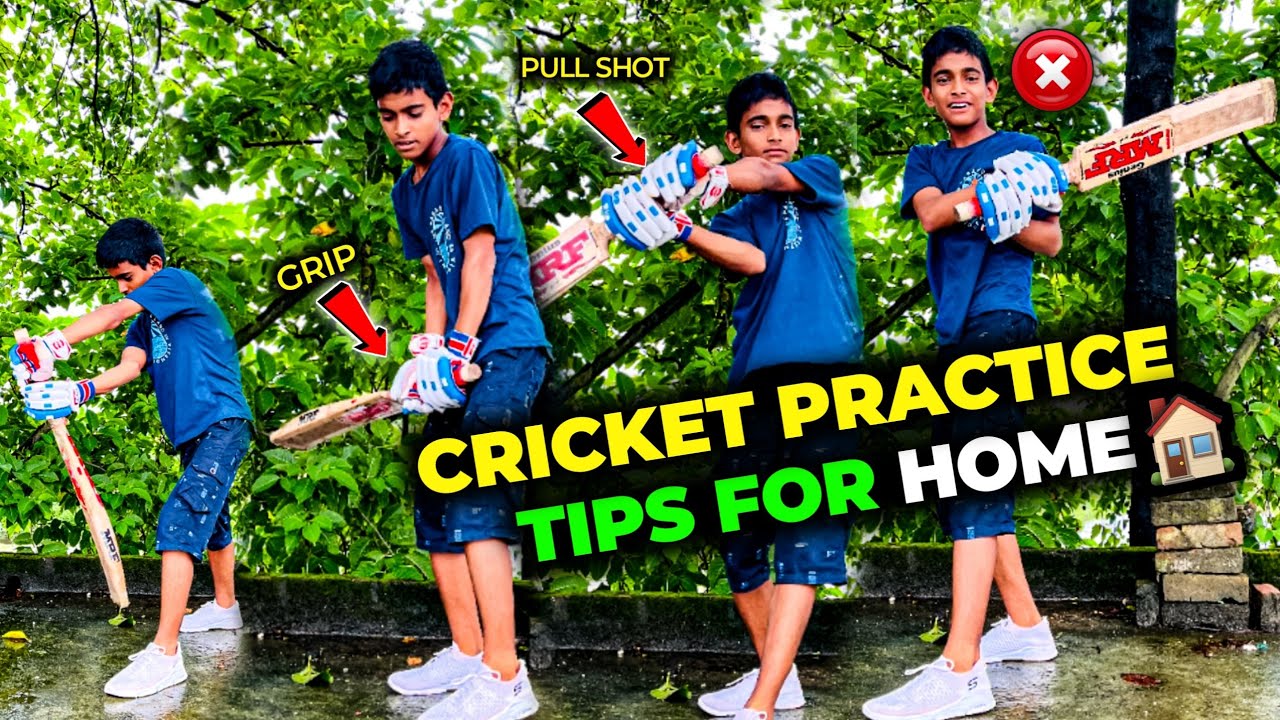 How To Practice BATTING 🏏 at Home : PRACTICAL TIPS 🏠 - YouTube