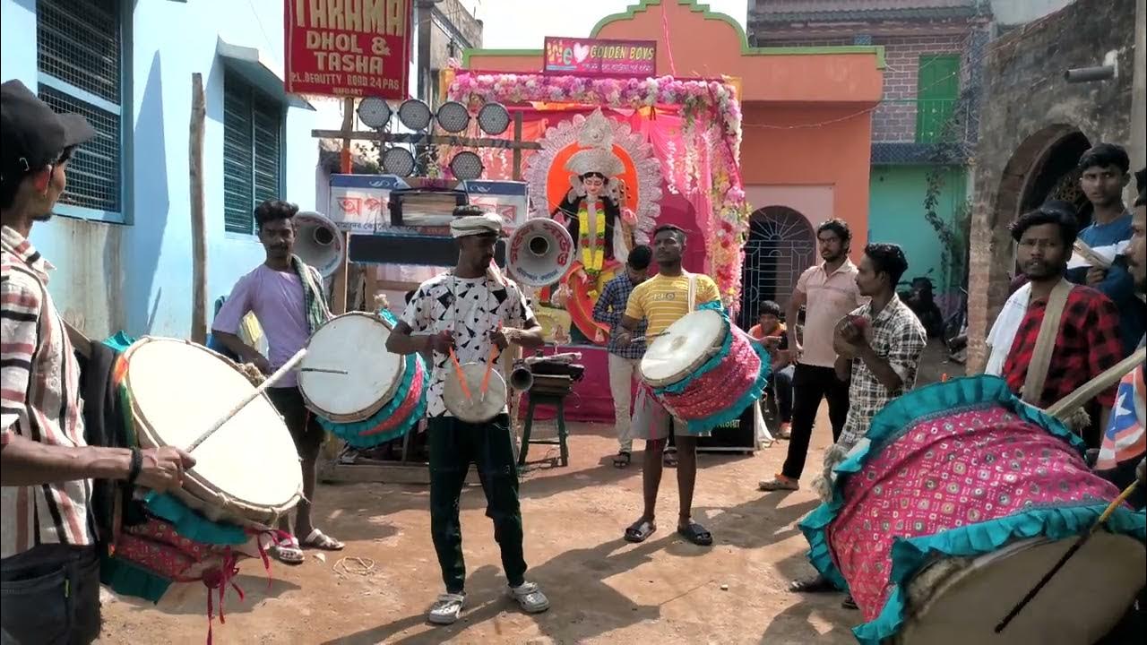 TaraMaa DhoL tashA. [ Saraswati Puja ] katwa. 2k25 🪷🩵 - YouTube