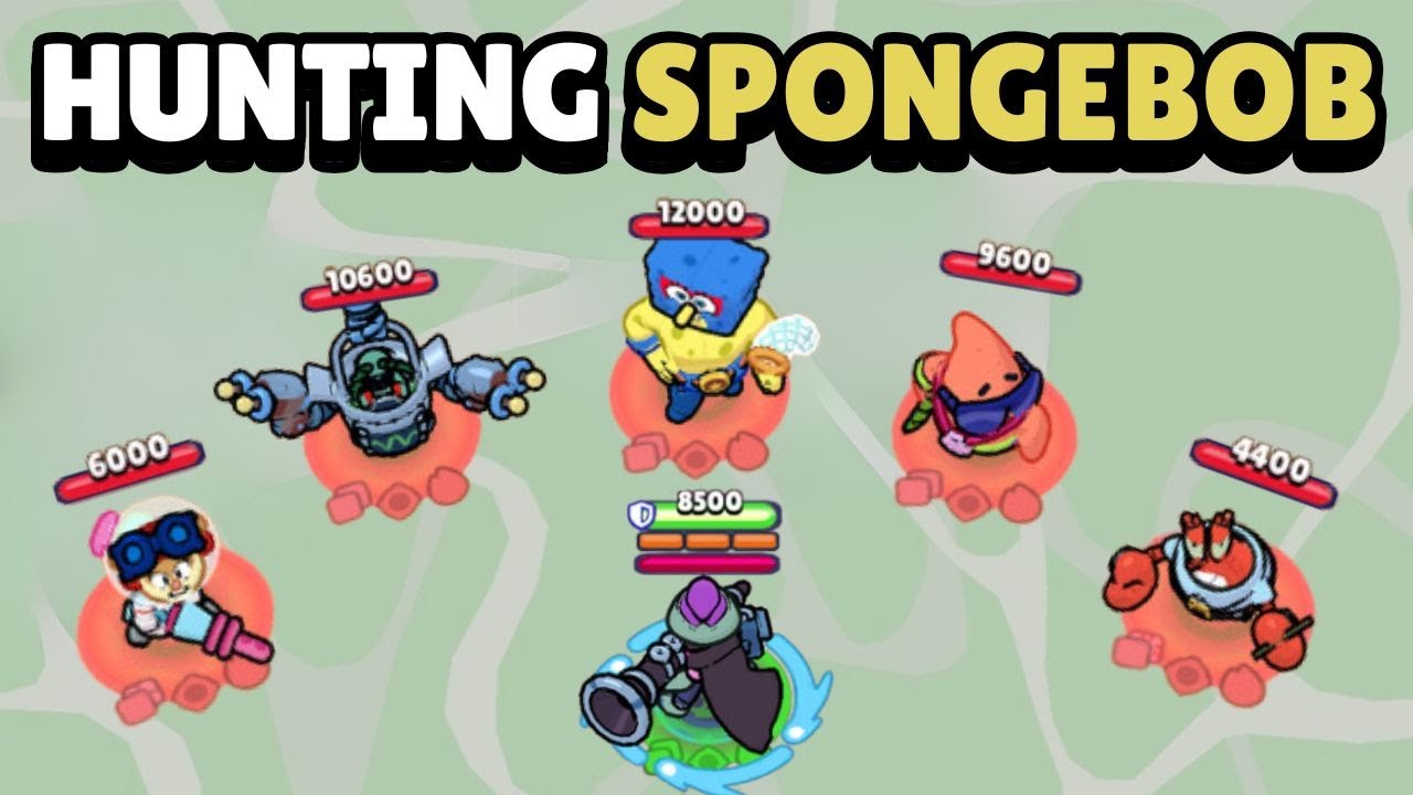 Squidward Mortis hunting ALL SpongeBob Skins - YouTube