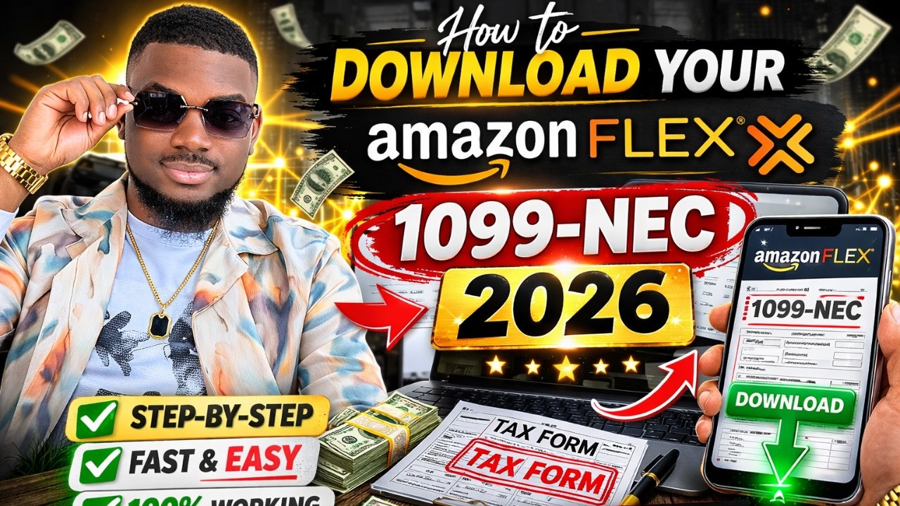 How to Download Your Amazon Flex 1099-NEC (Step-by-Step 2026) - YouTube