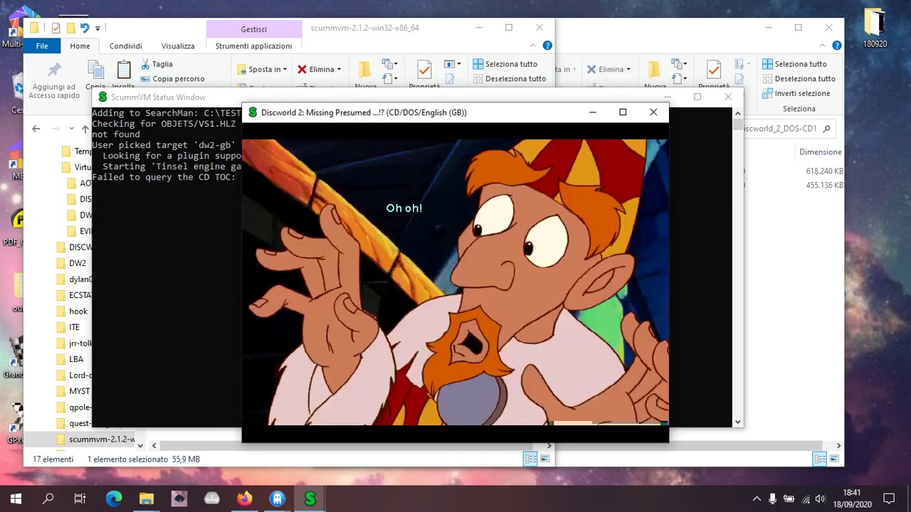Discworld II: Presunto Scomparso…!? DOSBOX + SCUMMVM - YouTube