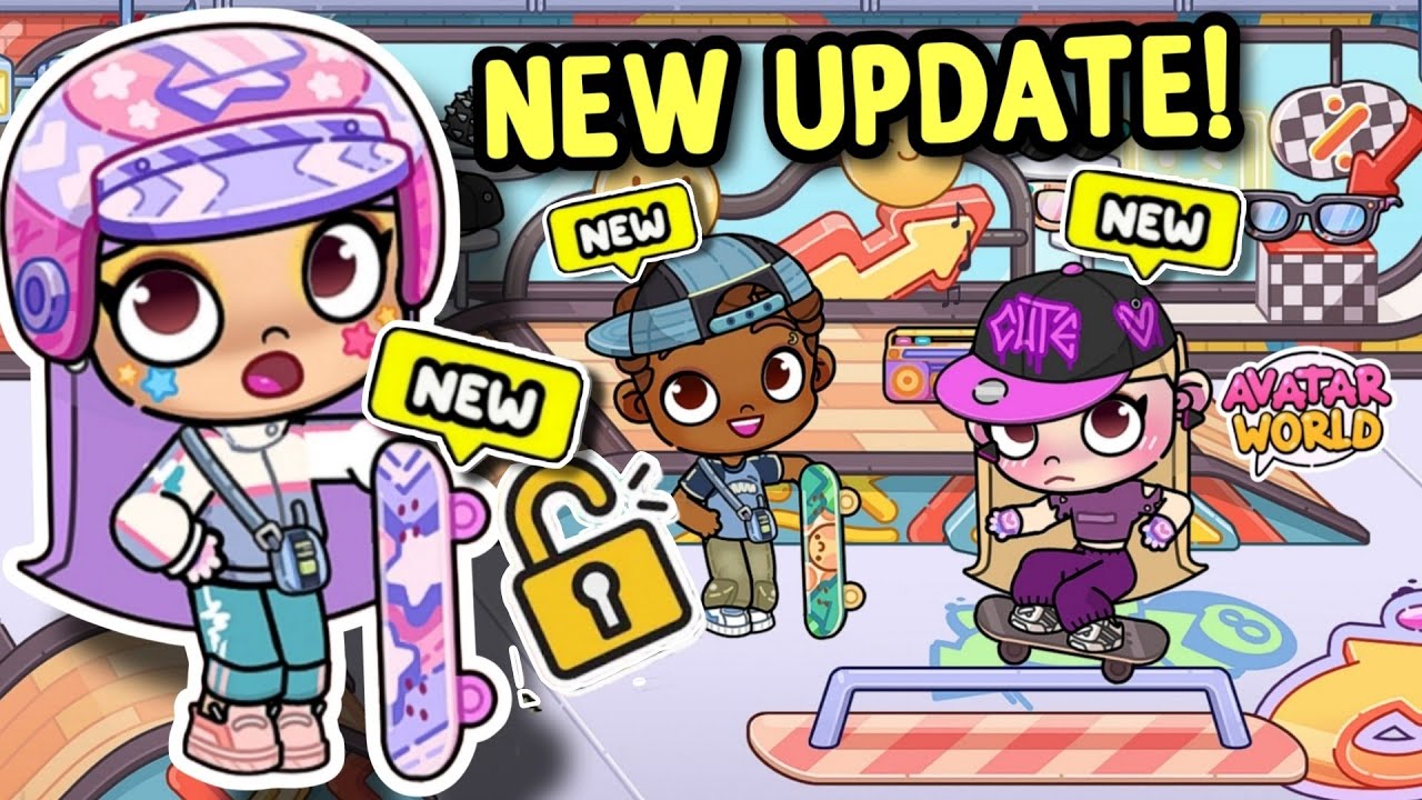 SKATE PARK UPDATE OUT NOW IN AVATAR WORLD 😯🛹 - YouTube