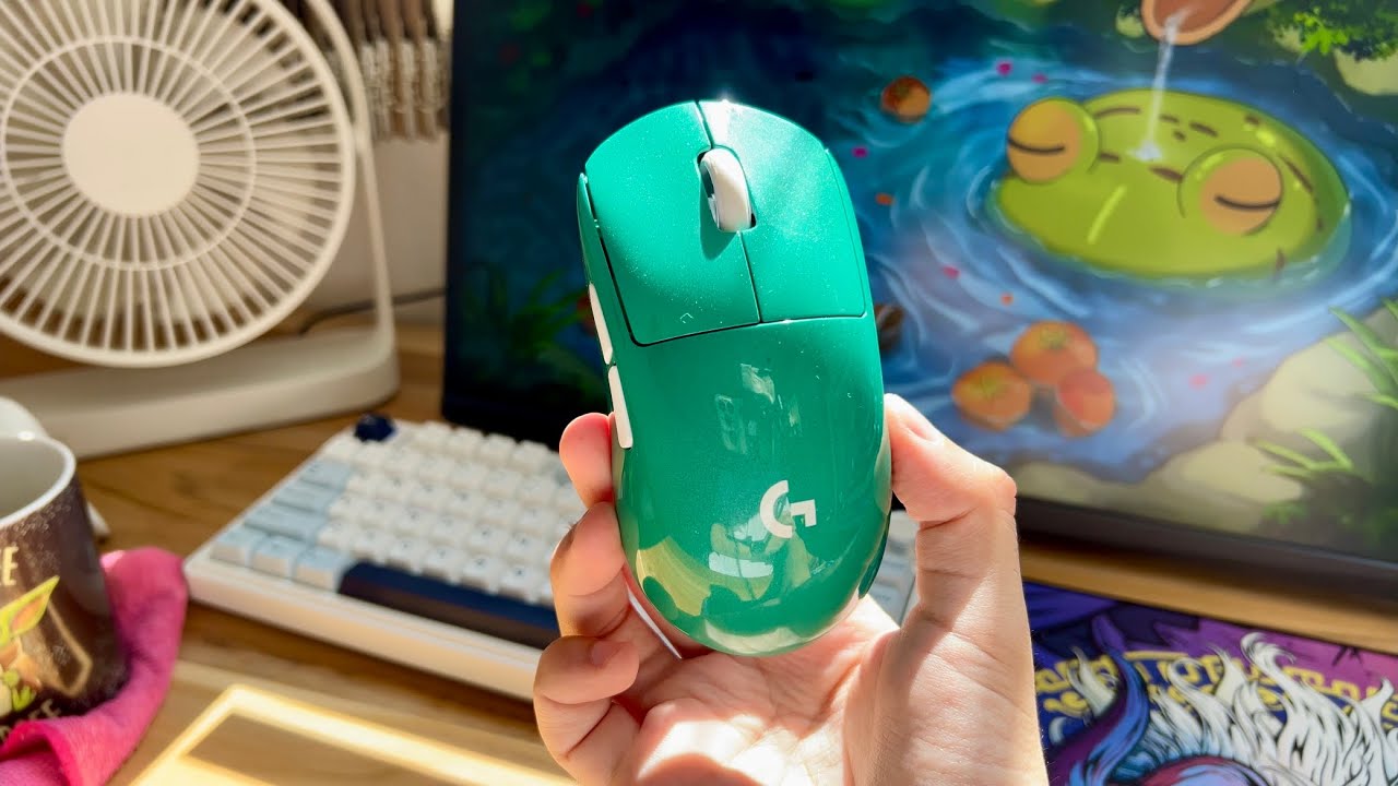 O mouse mais Lindo que ja tive - Efeito Brilhoso Logitech G Pro ...