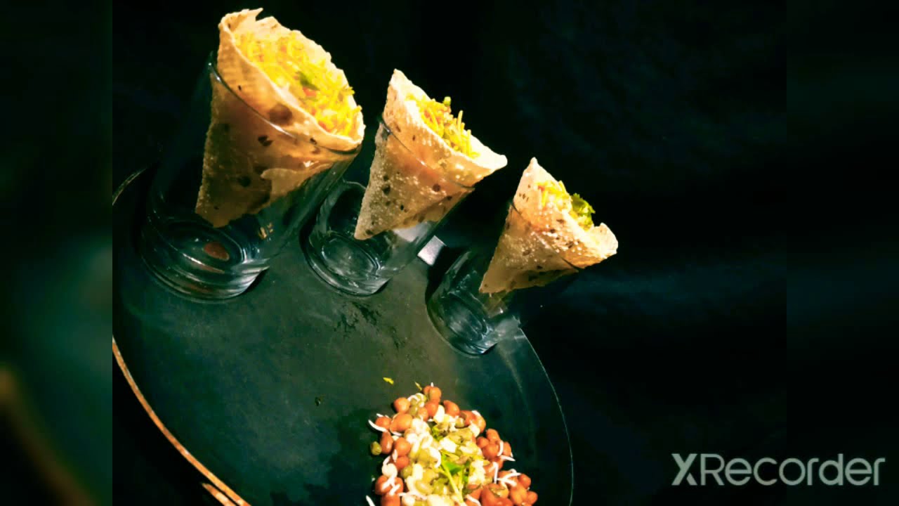 Masala papad cones | healthy papad cones 🌮🌮 - YouTube