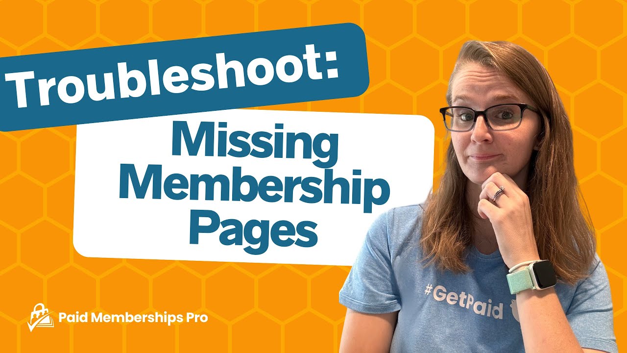 Troubleshoot Missing Paid Membership Pro Pages - YouTube