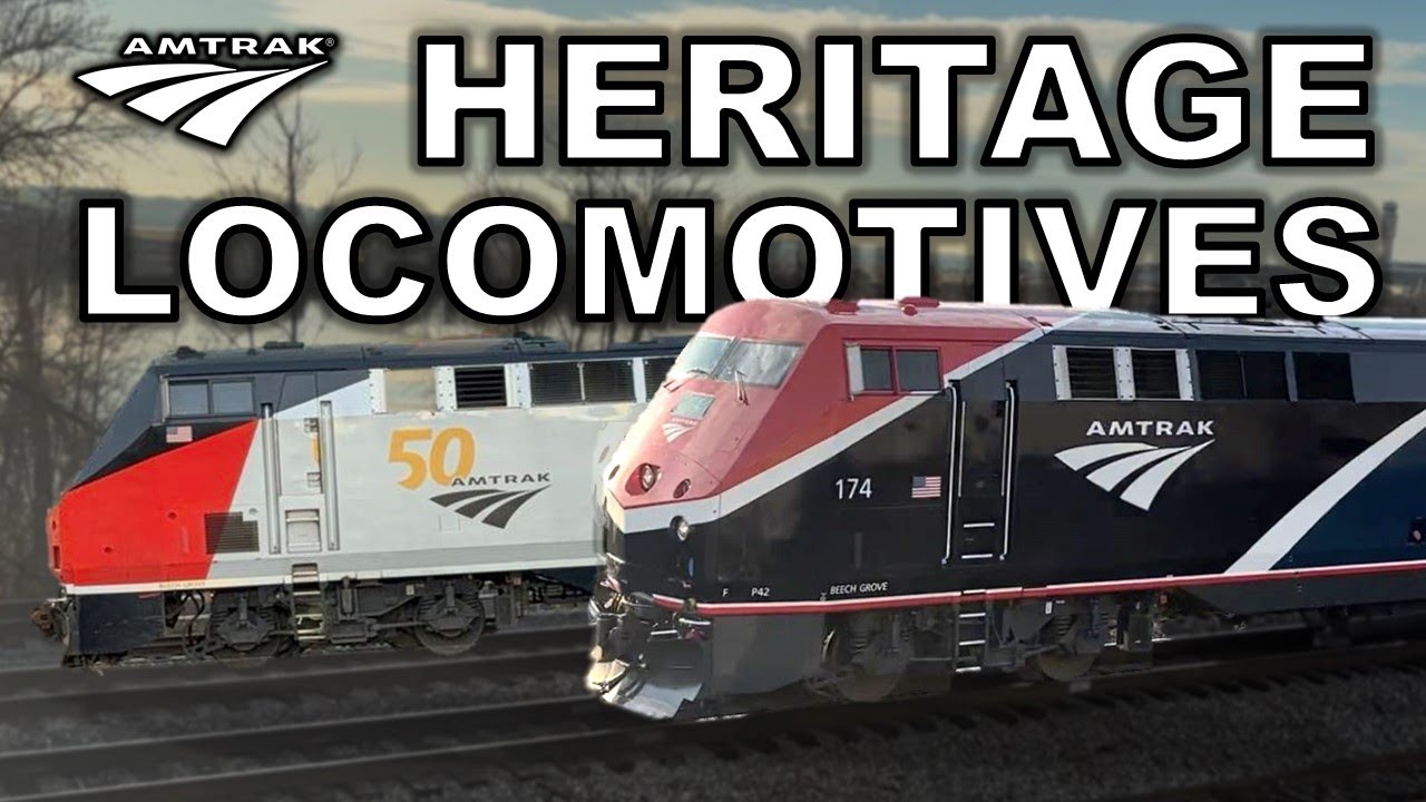 Every Amtrak Anniversary Livery - YouTube