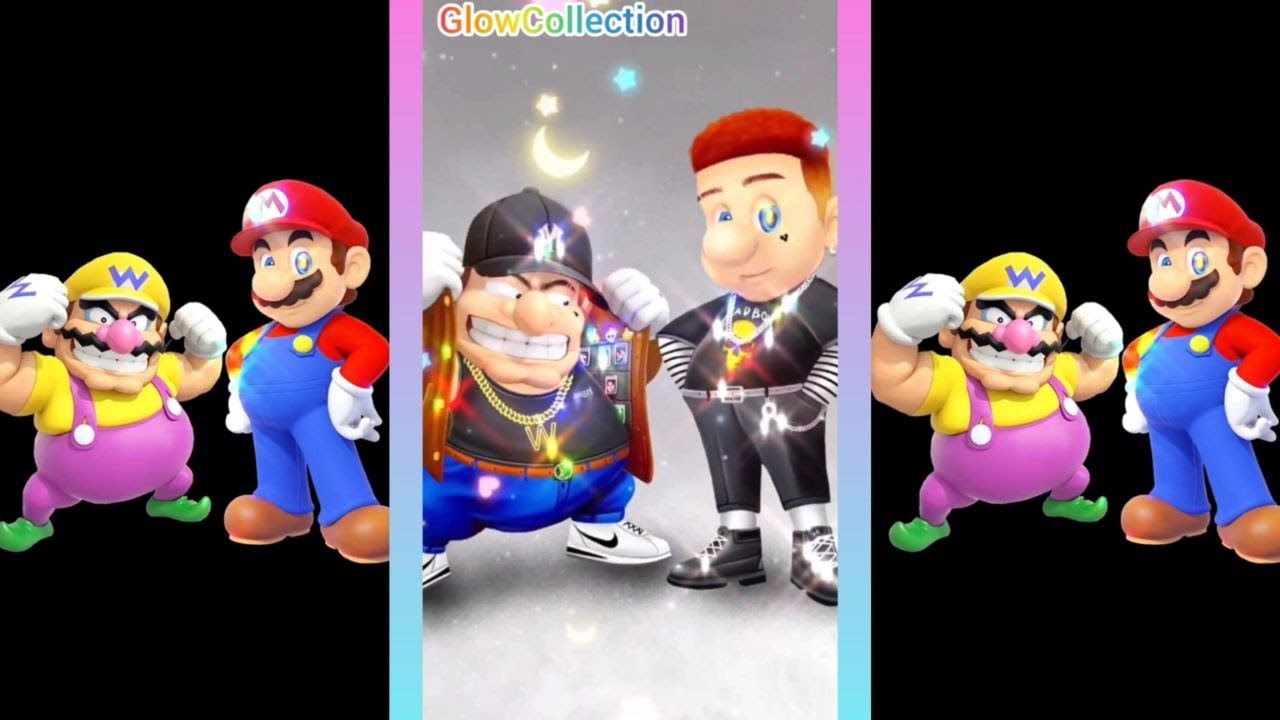 Super Mario Glow Up - Character In Super Mario Game Glow Up Drawing ...