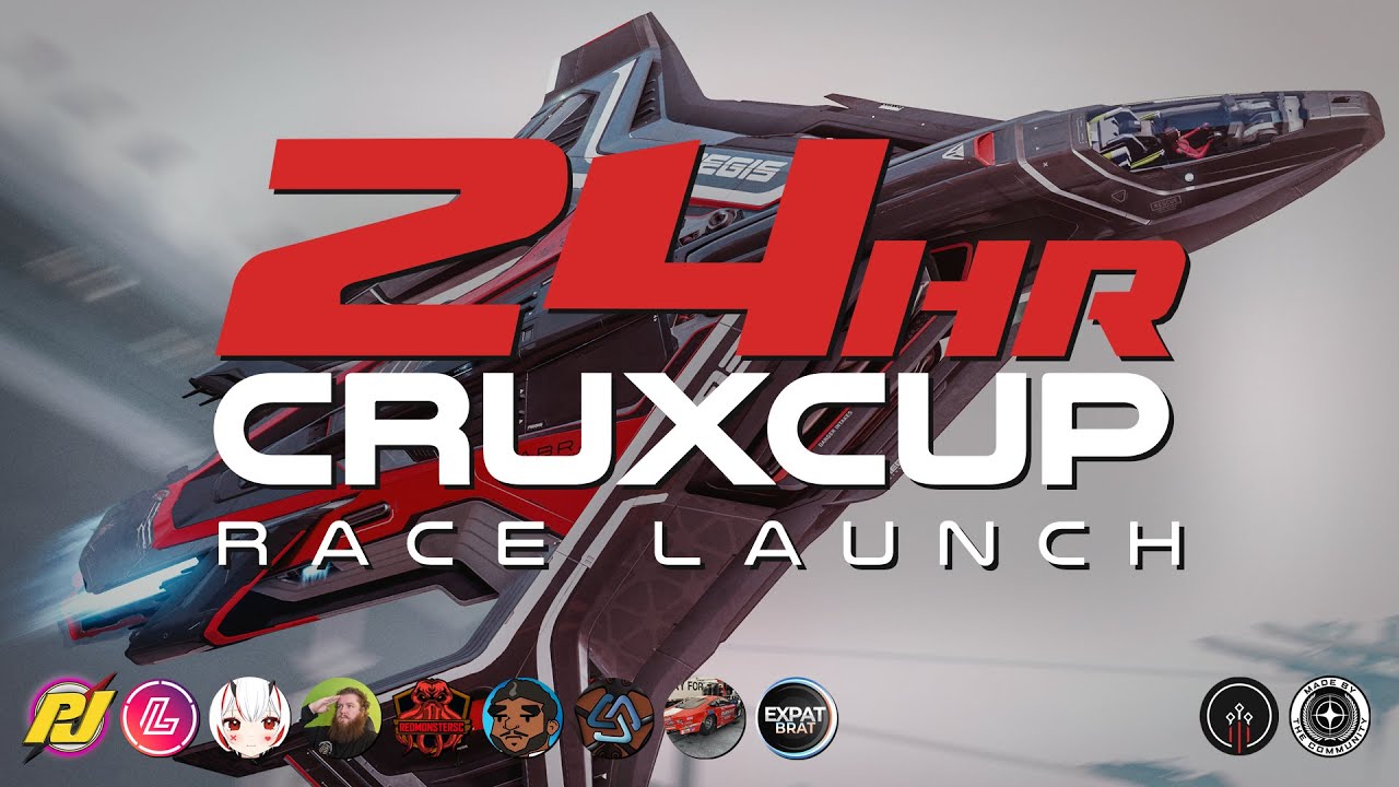 Crux Cup 24hr - #StarCitizen Community Ship Race - Launch (Clip) - YouTube