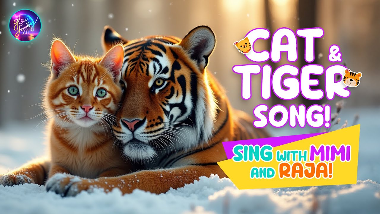 Cat and Tiger Become Best Friends 🐾 | Animal Story for Kids #shortstory ...