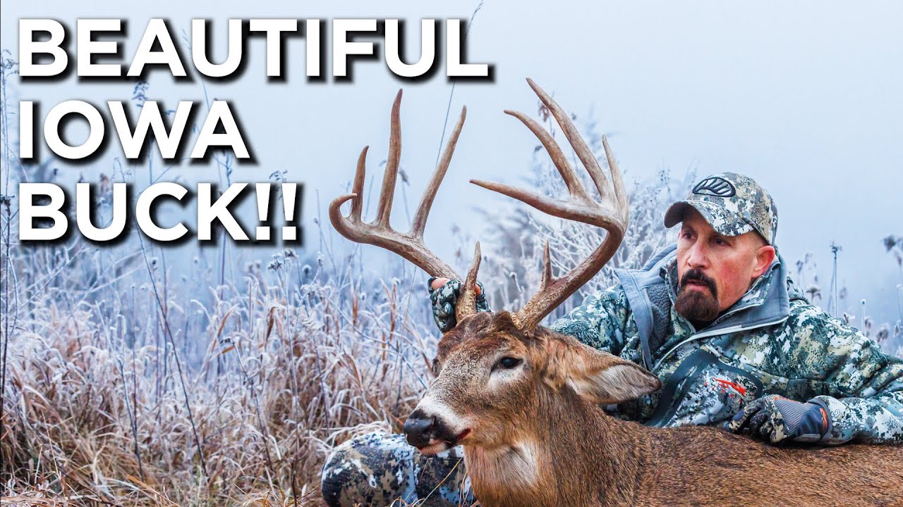 Beautiful Iowa Buck!! | Late Season Muzzleloader Hunting - YouTube