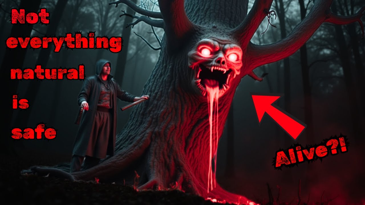 I Cut This Tree… AND IT STARTED BLEEDING 💀 - YouTube