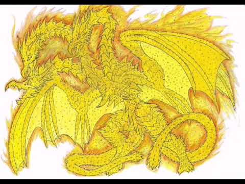 anime king ghidorah roars - YouTube