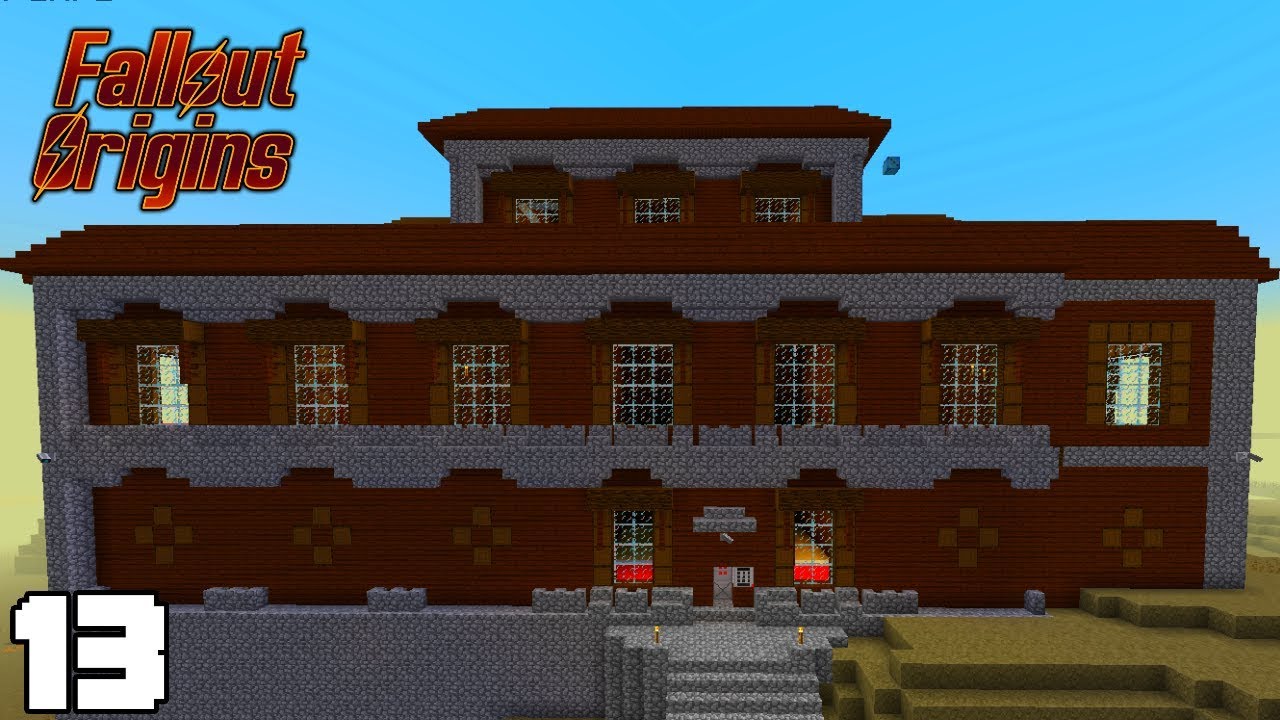 EXPLORING THE MANSION (Minecraft Fallout Origins Roleplay) - YouTube