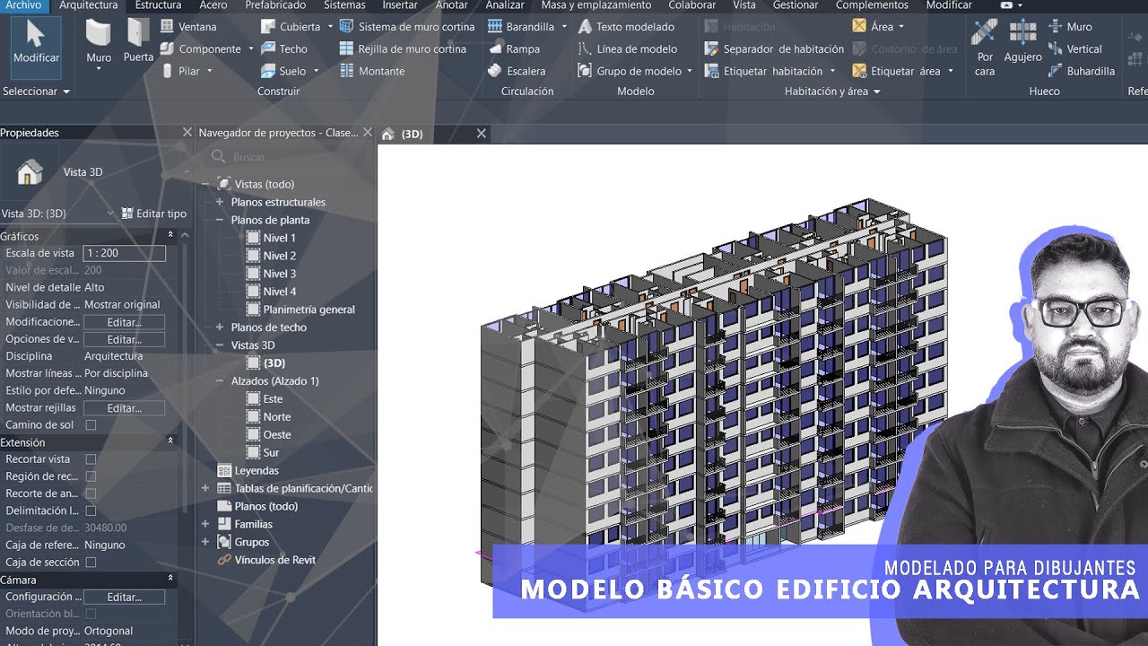 Clase 03 - Revit Edificio Inmobiliario ARQ - YouTube