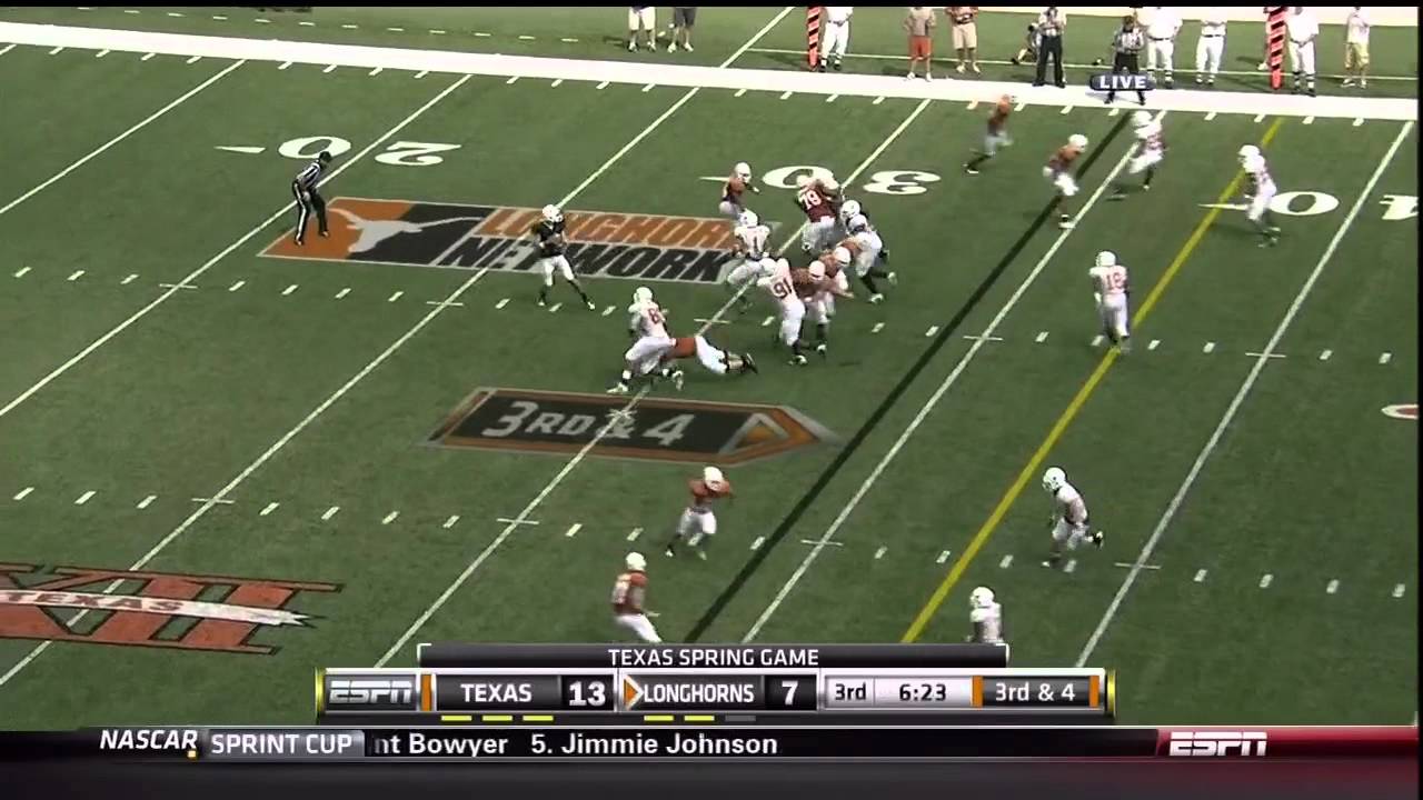 Cover 1 Blitz versus HB Screen - YouTube