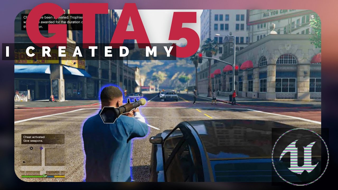 Gta5 Challenge In Unrealengine5 Blueprint Scripting In 5day Only Youtube